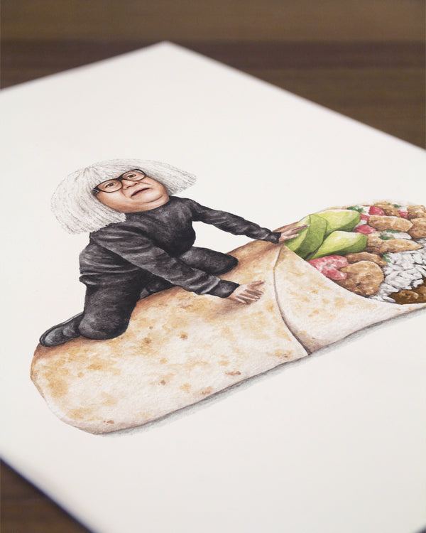 Danny Devito on a Burrito – Celebs On Sandwiches